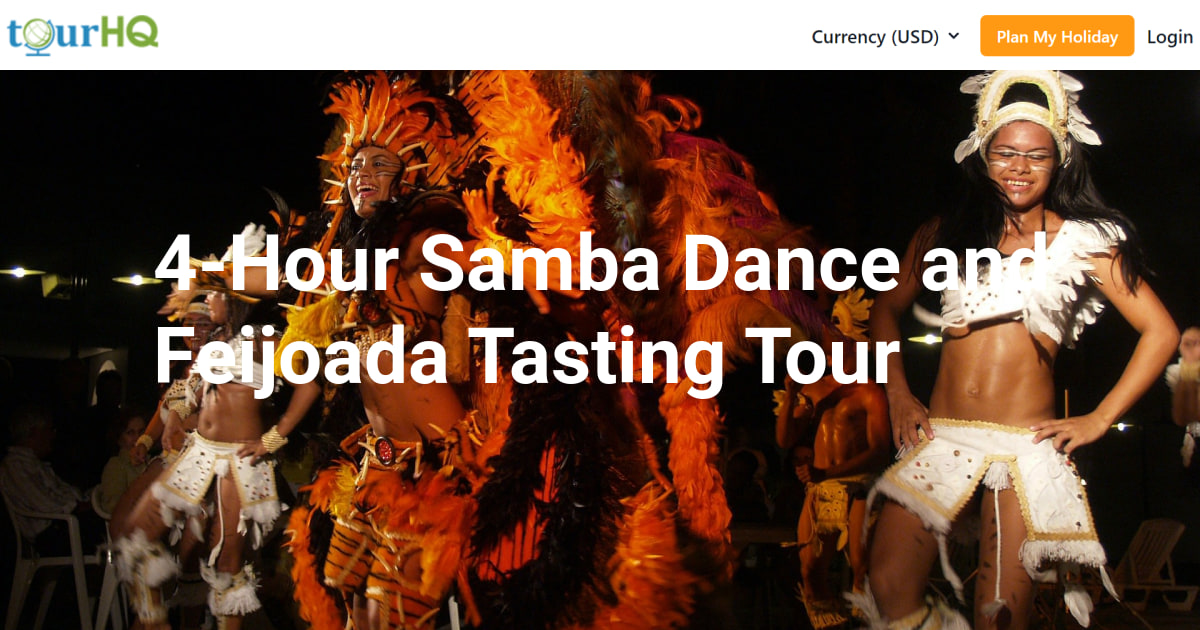 4-Hour Samba Dance and Feijoada Tasting Tour
